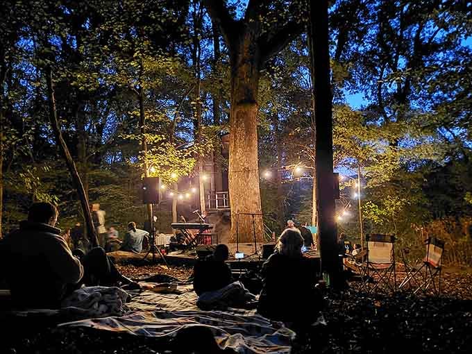 String lights, blankets on the ground, and live music drifting through the Georgia trees, this is the concert venue you never knew you needed.