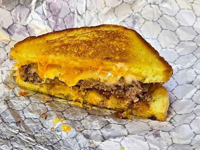 Golden, crispy, and oozing with melted cheese. This patty melt is the kind of thing dreams are made of.