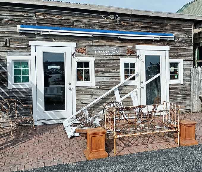 Vintage Gray shop offers maritime treasures in a building that's earned every bit of its weathered character.