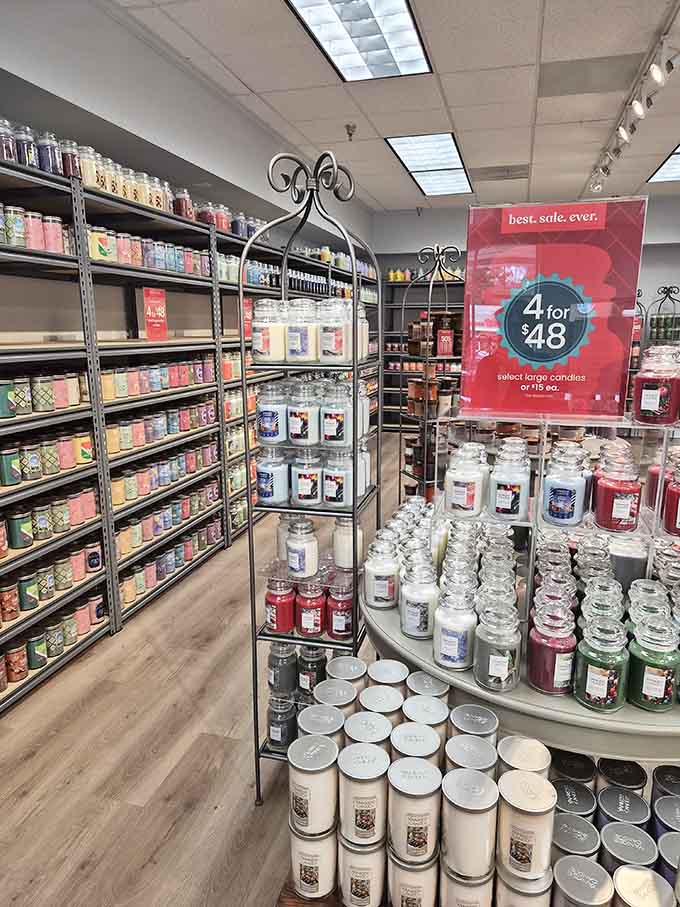 The candle section offers enough scents to make your home smell like a Pinterest board come alive.