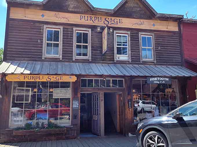 Purple Sage and Pinetooth share a storefront so charming, you'll want to move in and pay rent immediately.
