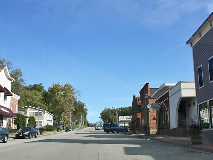 This quiet main street carries the easy confidence of a town that's never needed to show off.