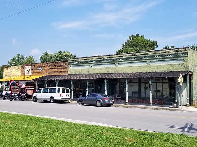 Summer rolls into Alto Pass with motorcycles parked out front and a main street that's perfectly, gloriously unhurried.