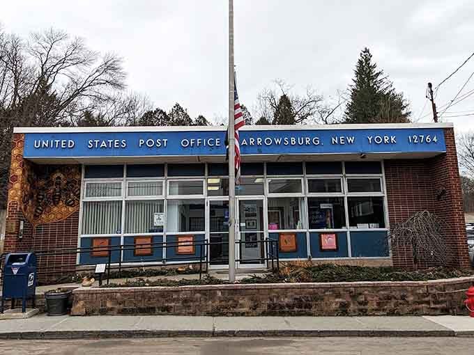 This classic post office stands as a proud reminder that some towns still value community connections over convenience.