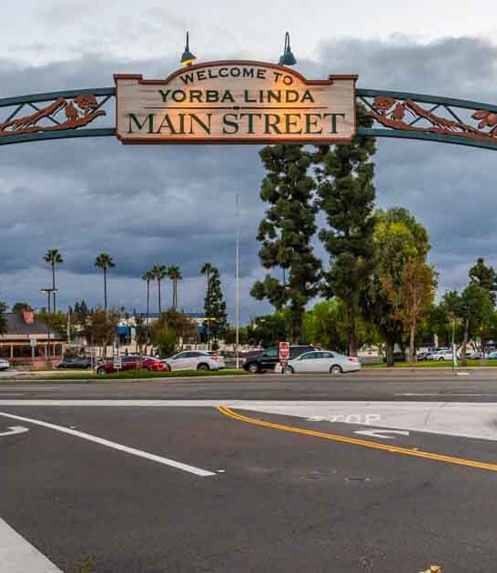 welcome to yorba linda main street