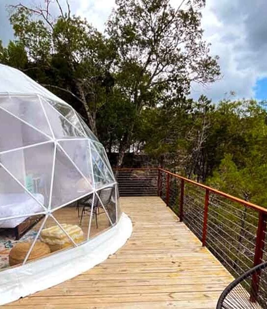 dreamy dome airbnb texas ftr
