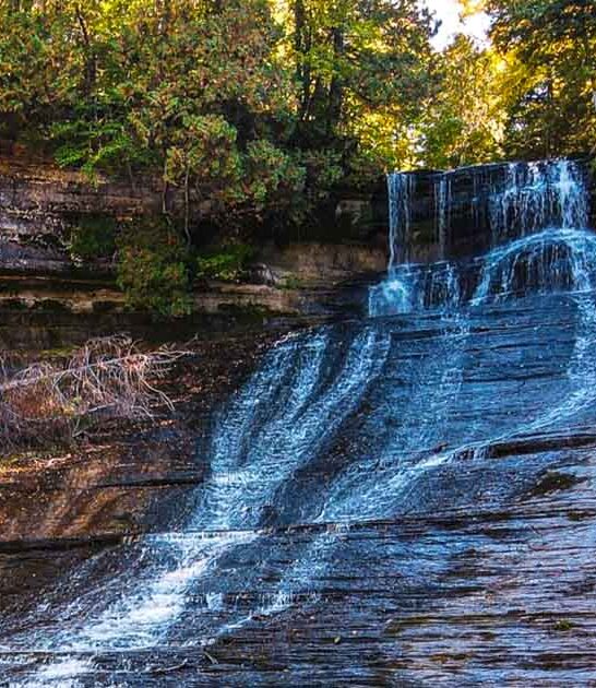 michigan waterfall like fairytale ftr