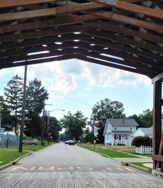 shortest covered bridge ohio ftr