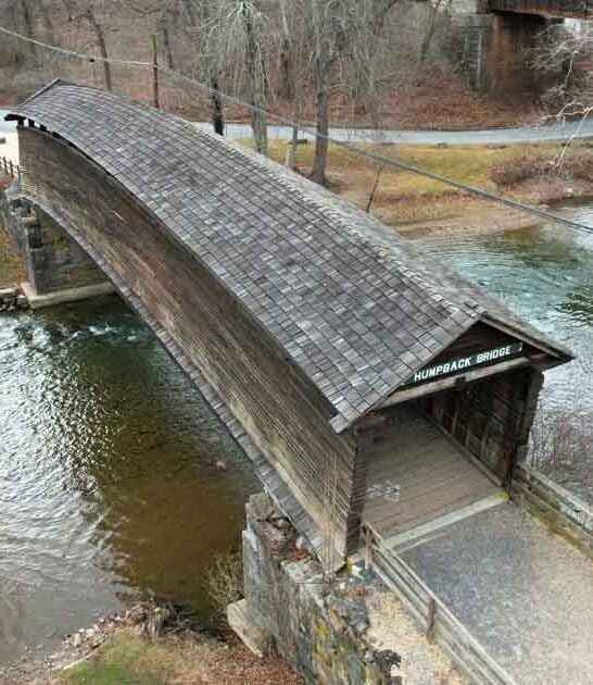 One Of The Most Unique Covered Bridges In America Is Hiding Right Here In Virginia