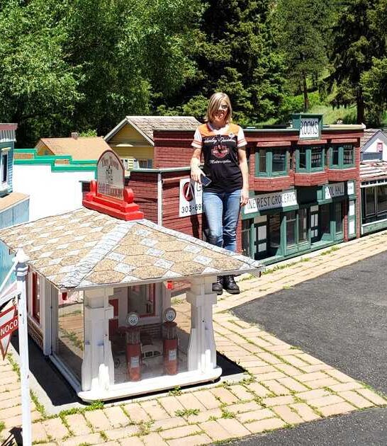 whimsical miniature colorado village ftr