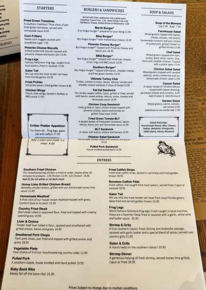 This Century-Old Florida Restaurant Serves Up A Wild Menu That Only ...