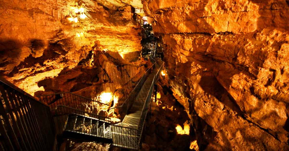 This Jaw-Dropping Indiana Cave Adventure Is The Most Thrilling Thing You'll Ever Do