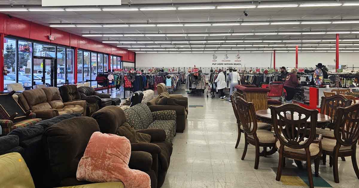 Warehouse Rack Distance The Enormous Oregon Thrift Store That Bargain Hunters Say Is Better ...
