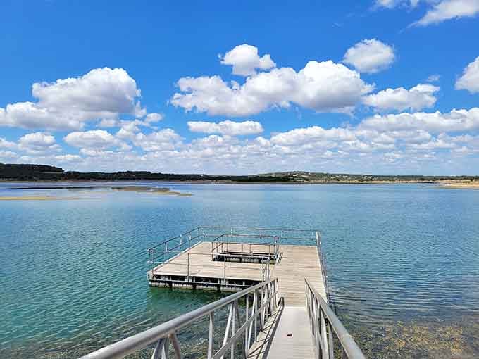 Magnifier Structure This Dreamy Texas Lake Boasts Some Of The Clearest Water You'll Ever See