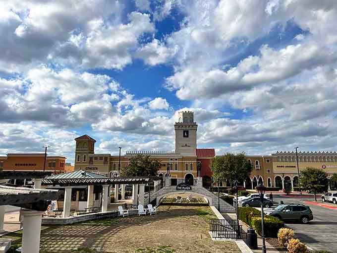 Storefront Courtyard The Massive Outlet Mall In Texas That's Totally Worth The Drive