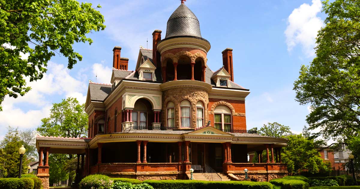 This Indiana Victorian Mansion Is So Gorgeous It Looks Like A Real Life ...
