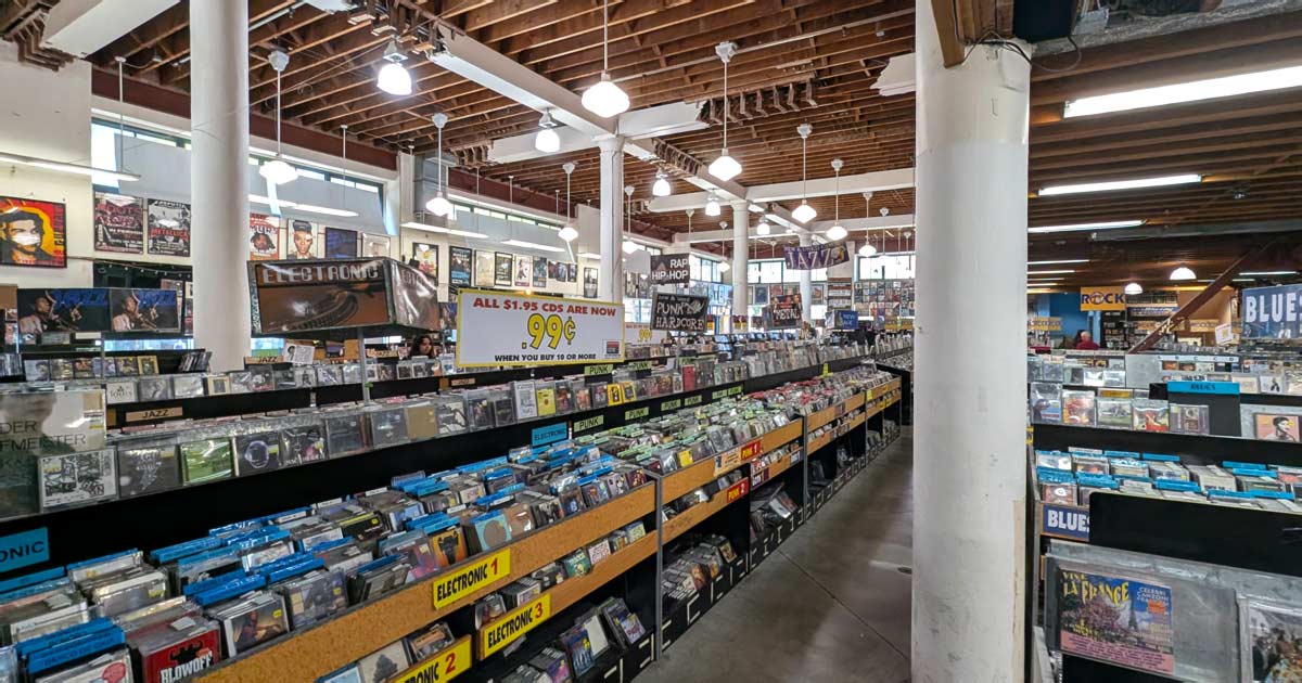 This Massive Record Store In California Is A Vinyl Lover's Dream Come True