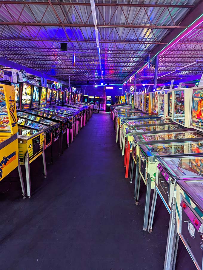Pinball Machine Back Side Step Into This Kentucky Arcade And Relive Your Glory Days One Quarter ...
