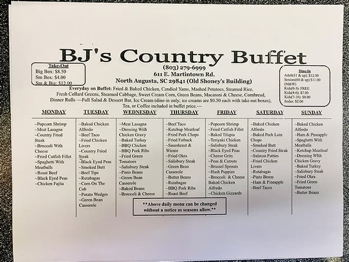Fill Your Plate At This South Carolina Restaurant Where The Buffet Is ...