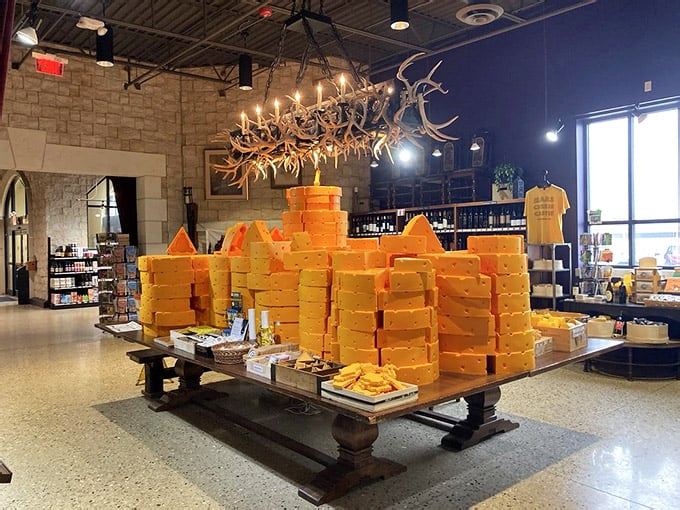 This Epic Wisconsin Cheese Castle Feels Like Willy Wonka's Factory But ...