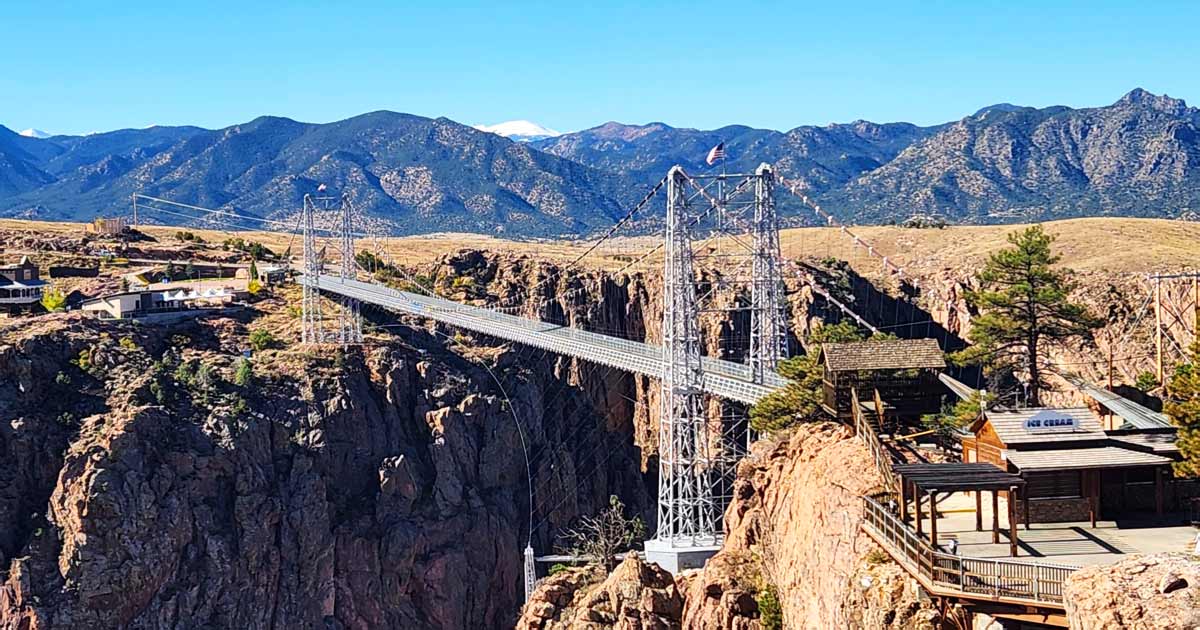 You Can Walk Across America's Highest Suspension Bridge Right Here In ...